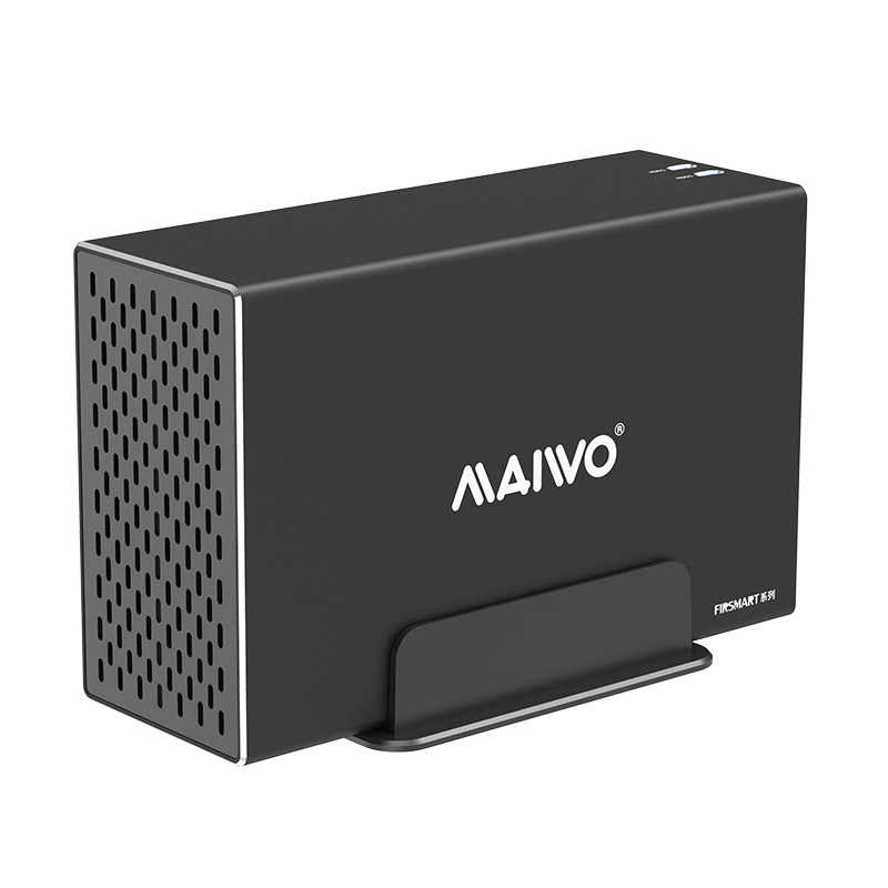 麦沃（MAIWO）K35272C 3.5英寸双盘硬盘阵列盒位支持硬件组RAID模式_深圳麦沃创新技术有限公司